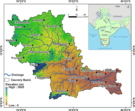 Kaveri River - Geography Notes