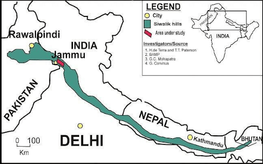 Outer Himalayas (or Shiwalik) - Geography Notes