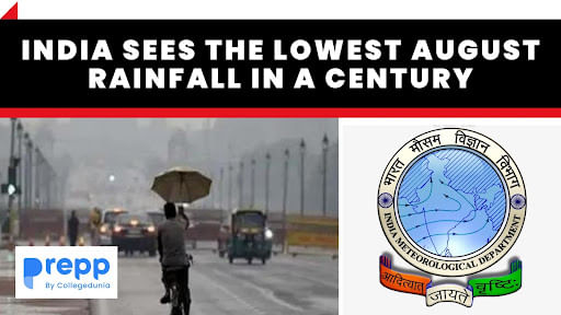 India Sees The Lowest August Rainfall In A Century