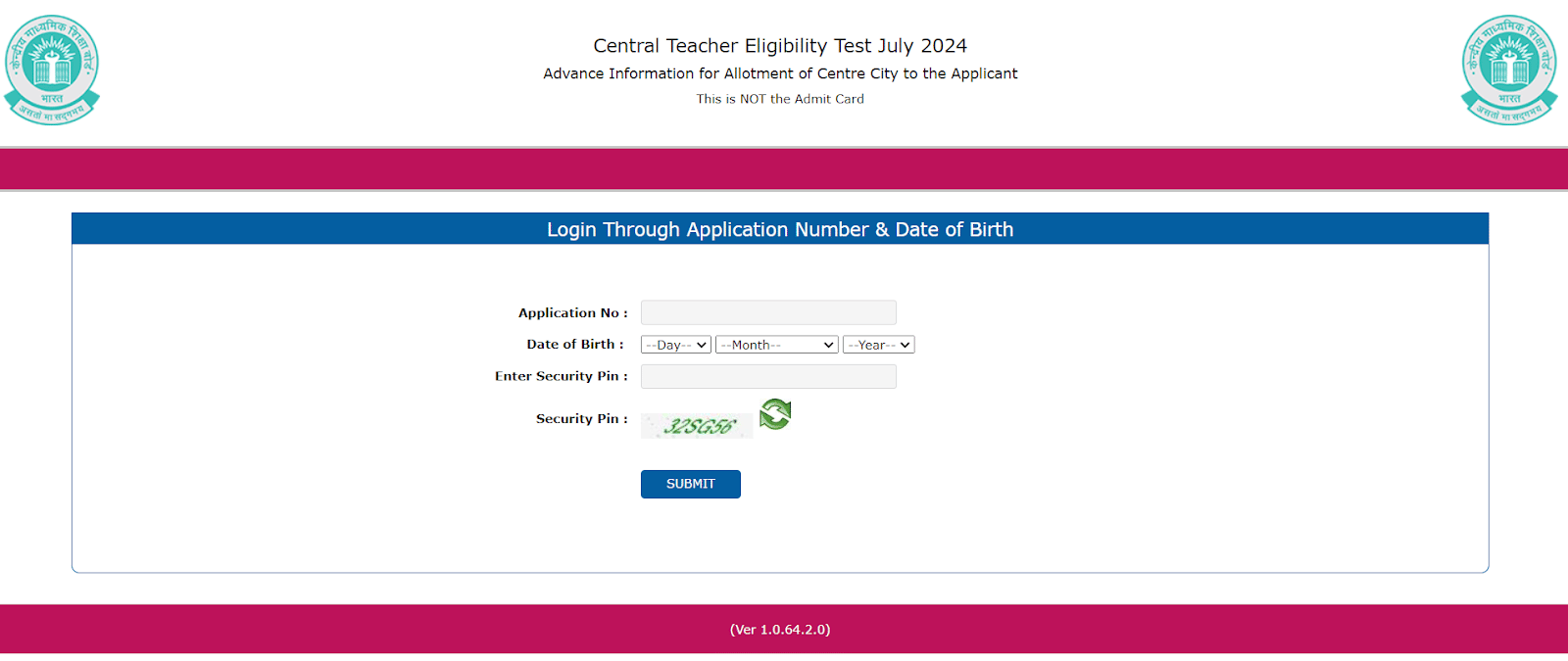 CTET City Intimation Slip 2024 Out at ctet.nic.in: Download Here