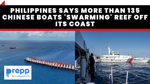 Philippines Says More Than 135 Chinese Boats 'Swarming' Reef Off Its Coast