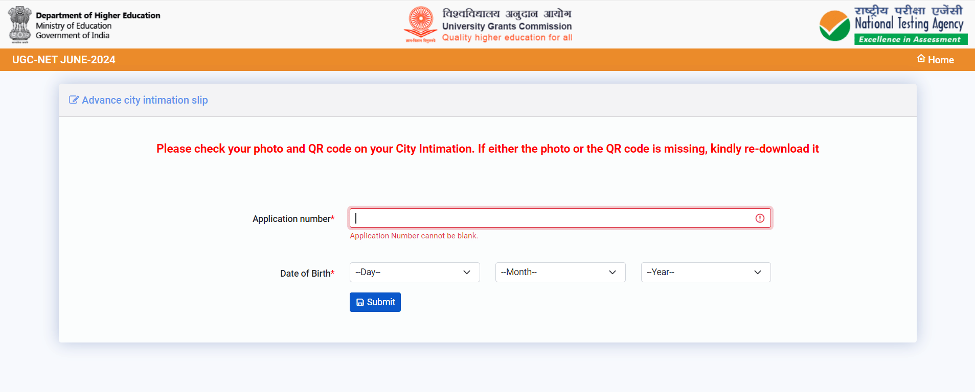 UGC NET City Intimation Slip 2024 Out at ugcnet.nta.ac.in; Download ...