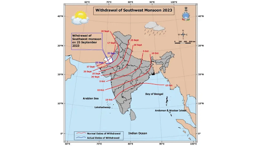 Monsoon Begins Its Withdrawal