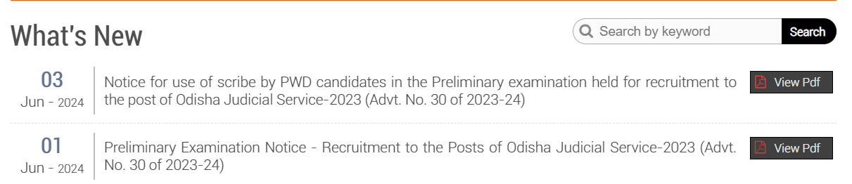 OPSC OJS 2023 Prelims Date Out; Download Judicial Service Exam Schedule