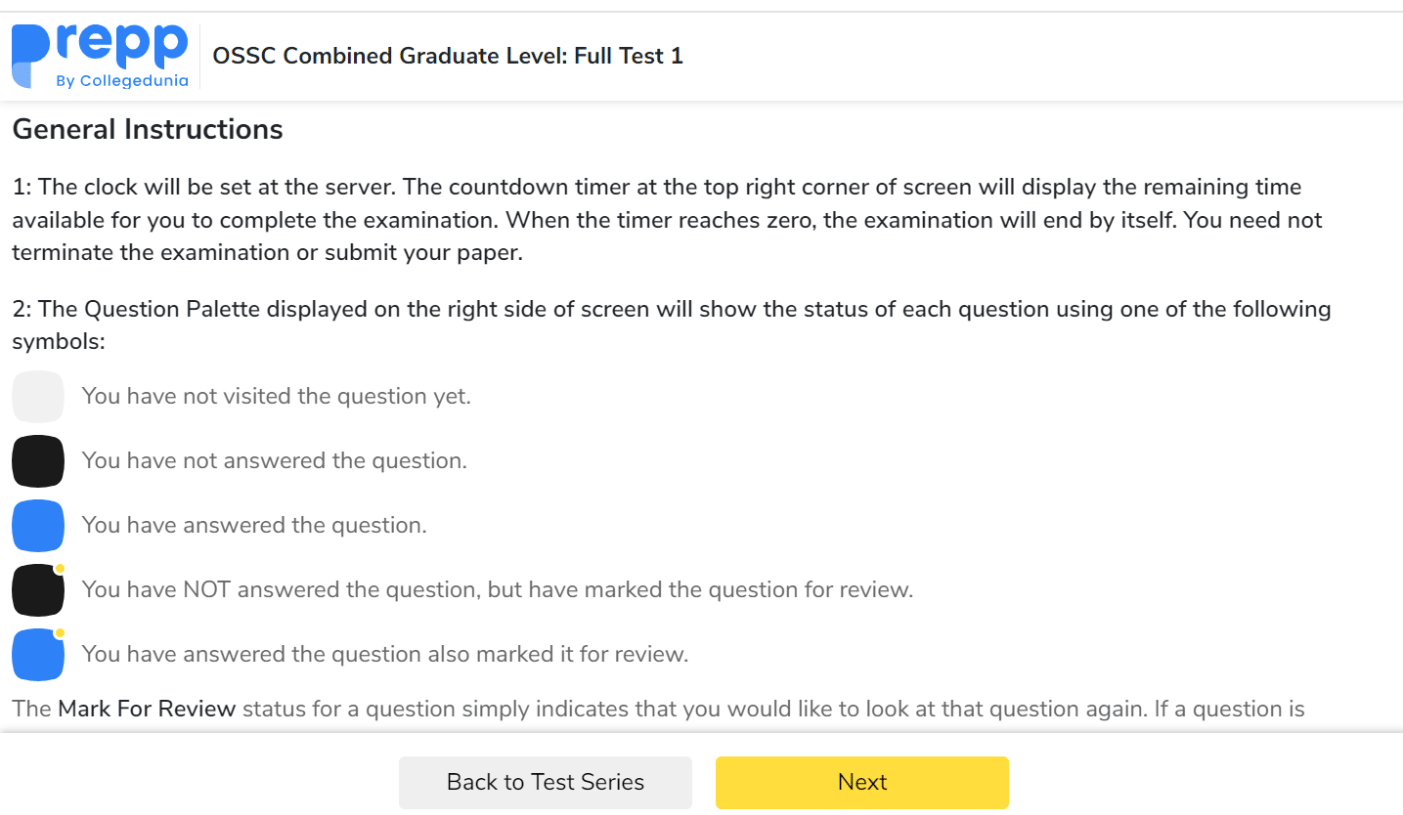 OSSC CGL Mock Test Series 2025 for Practice