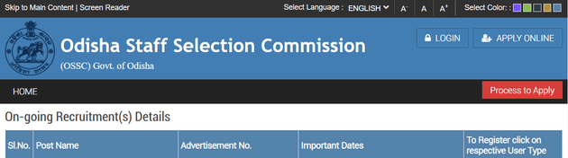 OSSC CTS Recruitment 2024 Notification Out; Apply Online from April 02