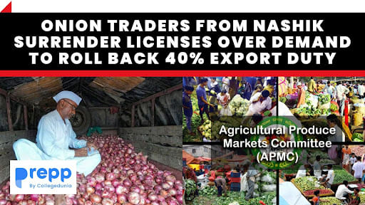 Onion Traders From Nashik Surrender Licenses Over Demand To Roll Back 40% Export Duty