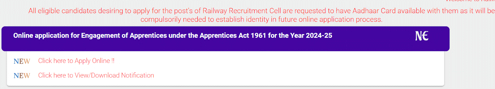 Rrc Cr Apprentice Notification 2024 Out Application Begins For 2424