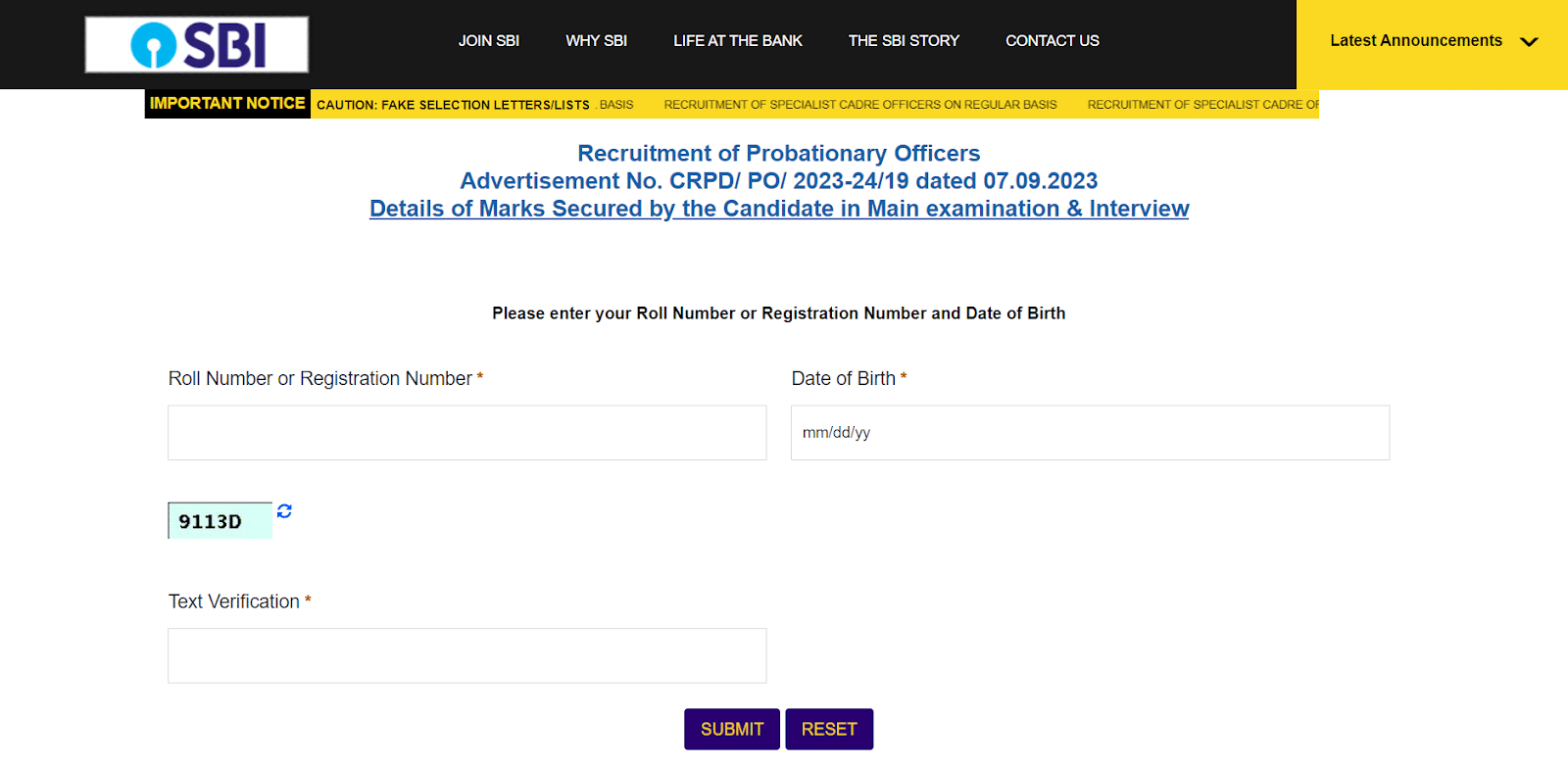 SBI PO Mains and Interview Scorecard 2023 Out; Check Cutoff Marks Here
