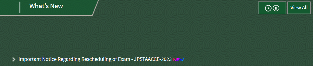 JSSC JPSTAACCE 2023 Exam Rescheduled; Admit Card Details