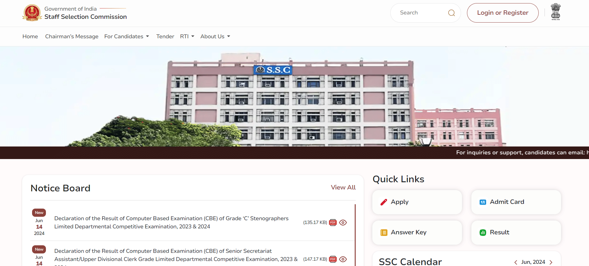 SSC CHSL Tier 1 Application Status 2024 Live: Region-wise Admit Card Links