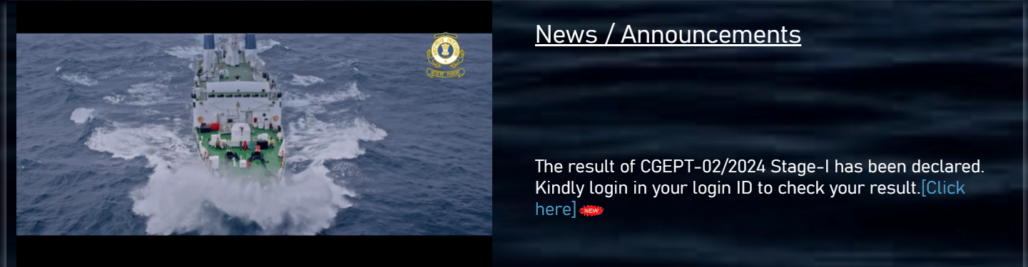 ICG CGEPT Result 2024 Out; Download Score Card