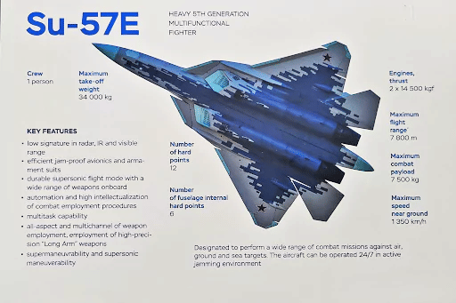Sukhoi Su-57E: Russia’s 5th-Gen Stealth Fighter for India