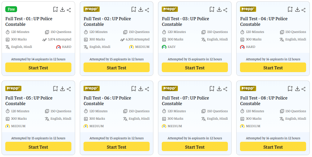 UP Police Constable 2025 Question Paper and Answer Key PDF (Jun 8, 2026)
