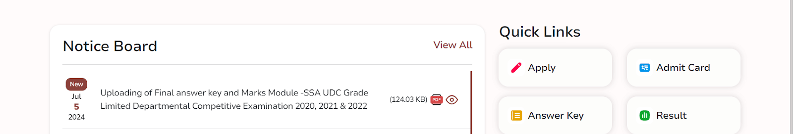 SSC SSA/ UDC LDCE Paper 1 Answer Key 2020, 2021 & 2022 Released at ssc.gov.in