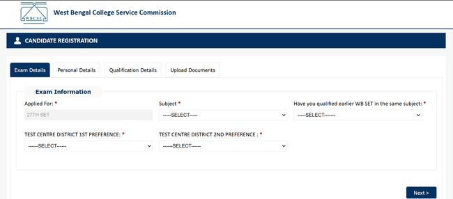 WB SET Application Form 2025: Apply Online till August 31