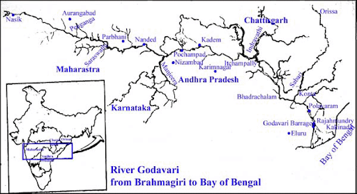 Godavari - River Systems in Peninsular India - Geography Notes