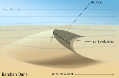 Depositional Landforms of Wind - Barchan, Seif, Sand Dunes, Loess ...
