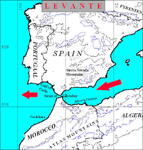 Levanter - Geography notes