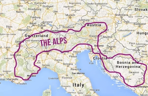 Alpine Mountains - Geography notes