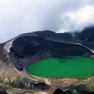 Volcanic Lakes - Types of Lakes - Geography Notes