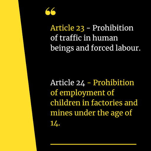 Right Against Exploitation (Article 23 and 24) - Fundamental Rights ...