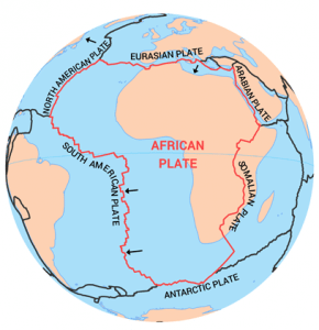 Major Tectonic Plates - Geography Notes