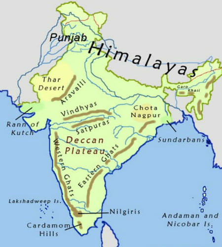Peninsular Mountains - Geography Notes