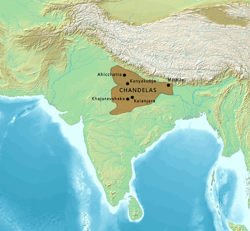 Chandellas of Bundelkhand - Rajput Clans - Medieval India History Notes