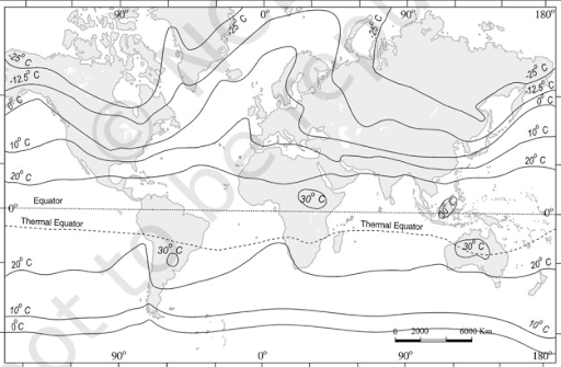 Distribution of Temperature in the Earths Atmosphere - Geography Notes