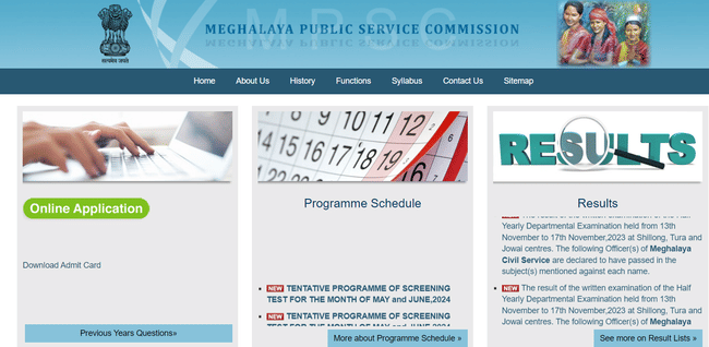 Meghalaya PSC Screening Test Schedule 2024 Out at Meghalaya.nic.in ...