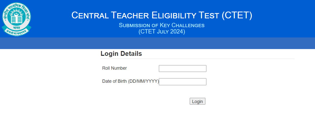 CTET July 2024 Answer Key and OMR Sheet Out at ctet.nic.in: Raise ...