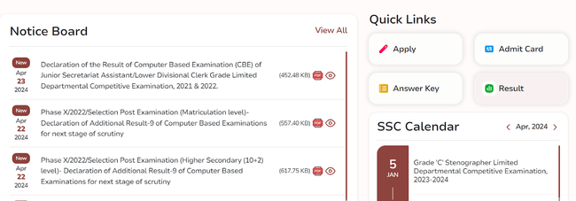 SSC JSA, LDC Grade LDCE Result 2021 & 2022 Released at ssc.gov.in ...