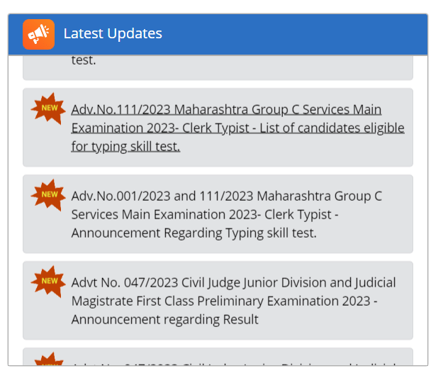 MPSC Group C Main Result 2024 Out at mpsc.gov.in; Download Merit List