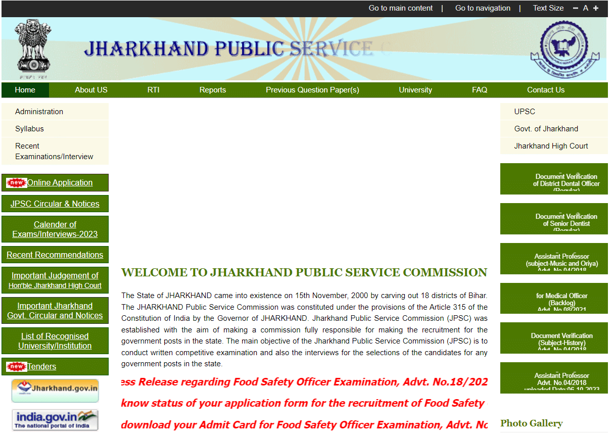 JPSC FSO Admit Card 2024 Out at jpsc.gov.in; Direct Link to Download Here