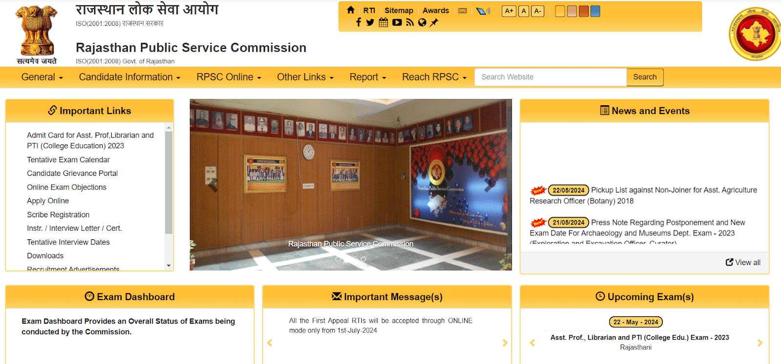 RPSC RAS Prelims 2024 Postponed; Revised Exam Dates Out at rpsc ...