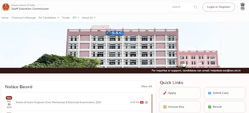 SSC CPO 2024 Application Correction Window Open at ssc.gov.in; Edit ...