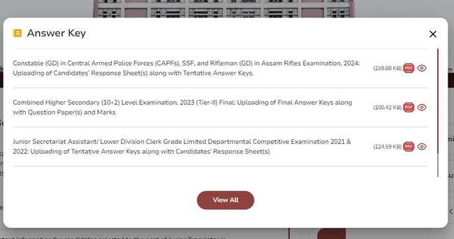 SSC GD 2024 Answer Key Out at ssc.gov.in: Check Response Sheet