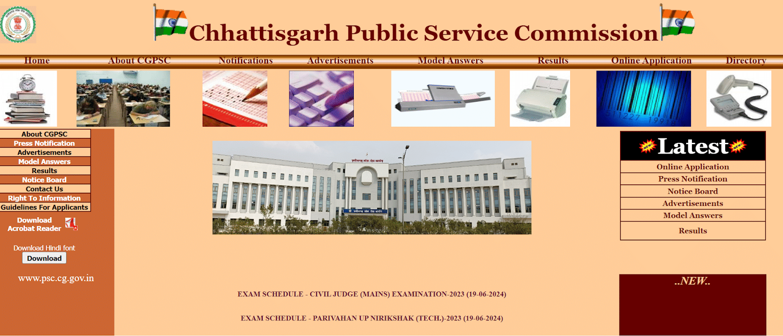 CGPSC Civil Judge Mains 2023 Time Table Released: Download Schedule PDF