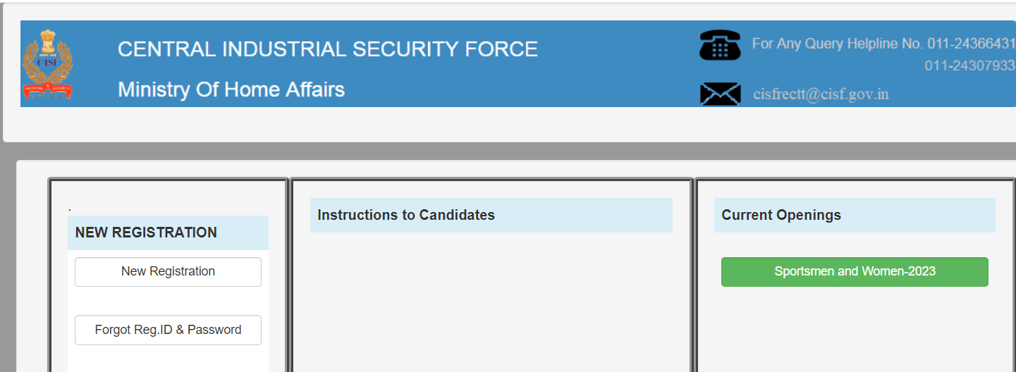 CISF HC 2023 List of Shortlisted Candidates and Admit Card Out; Check ...