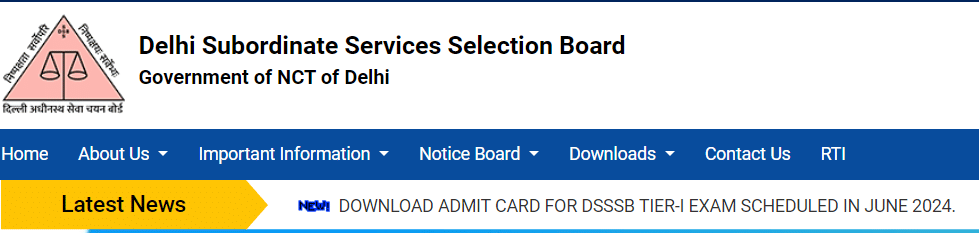 DSSSB Tier I Admit Card 2024 Out; Download Hall Ticket